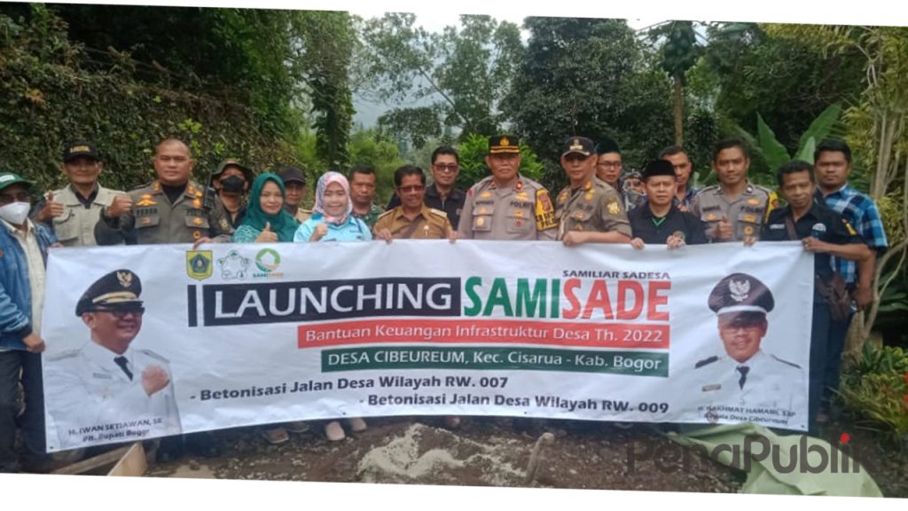 Launching Samisade, Betonisasi di 2 RW Jadi Prioritas Pemdes Cibeureum ...